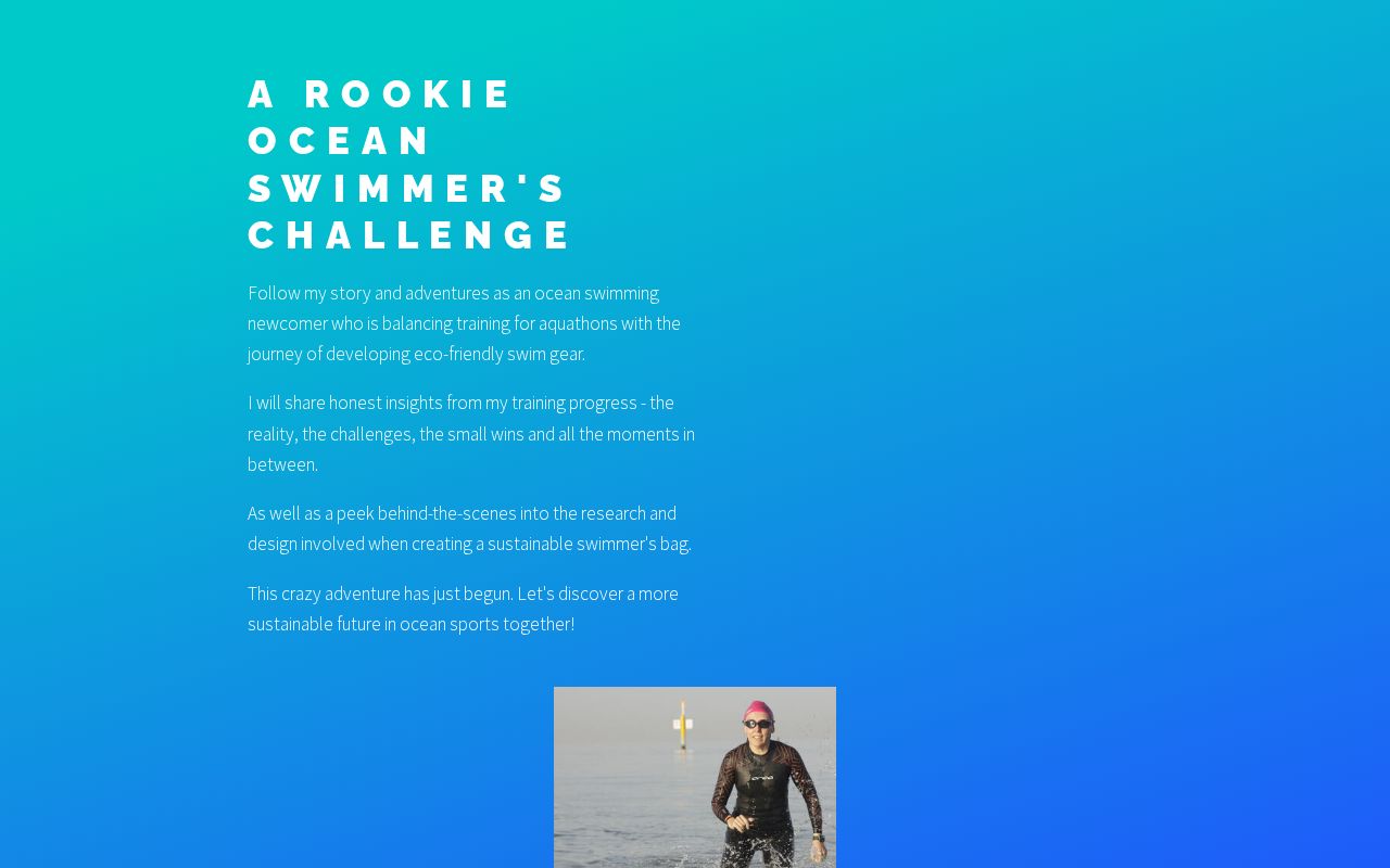 A Rookie Ocean Swimmer's Challenge